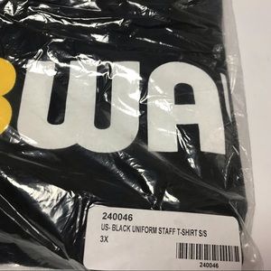 Tops | Subway Employee Uniform Staff Tshirt Black | Poshmark